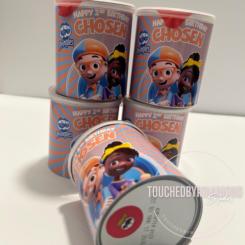 Custom Pringles Can Wrappers: Personalized Birthday Party Favors - Etsy