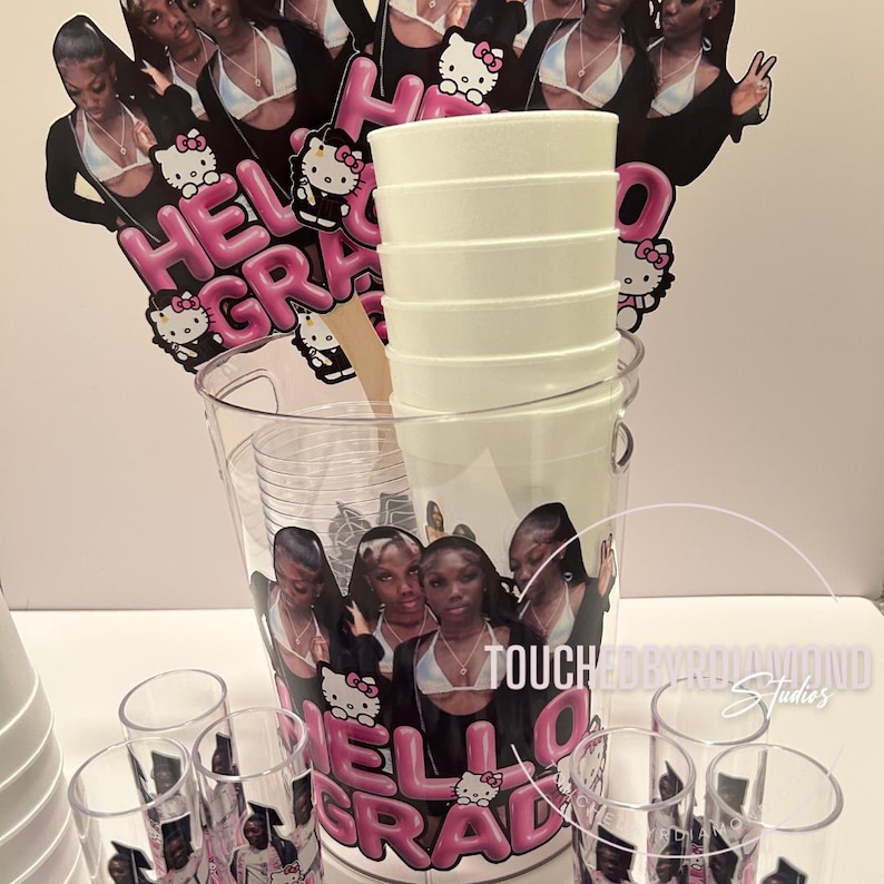 Custom Party Bucket | Personalized Celebration Ice Bucket Bundle - Etsy