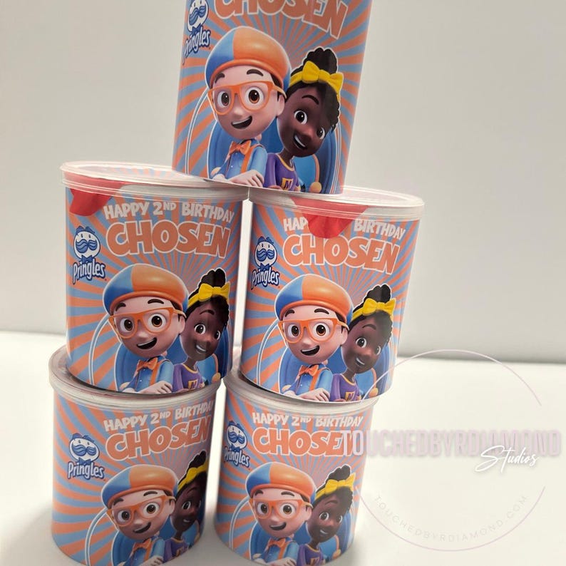 Custom Pringles Can Wrappers: Personalized Birthday Party Favors - Etsy
