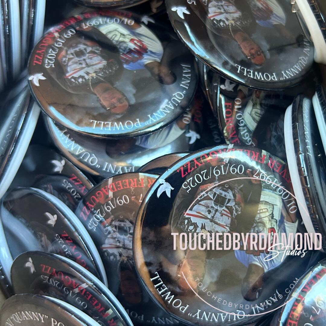 Custom Memorial Pins | in Loving Memory Button | Funeral & Celebration ...