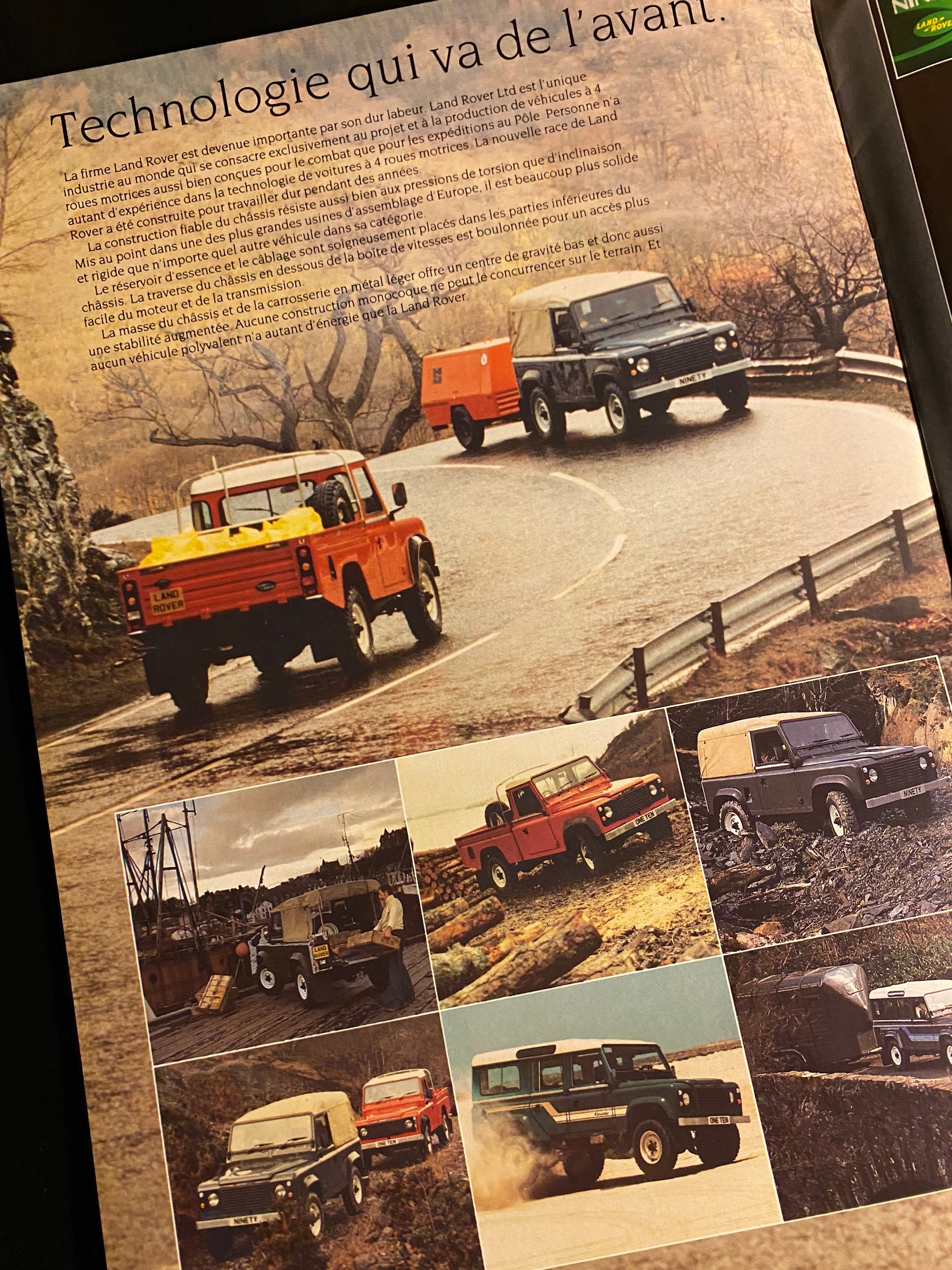 Land Rover Defender Classic Car Brochure Vintage Car Folder - Etsy