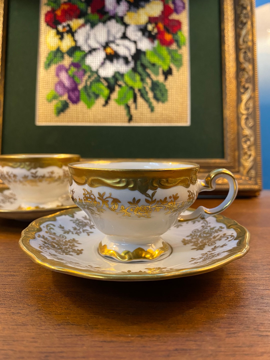 Weimar Porcelain Katharina Cup and Saucer, Vintage Cup , Excellent ...