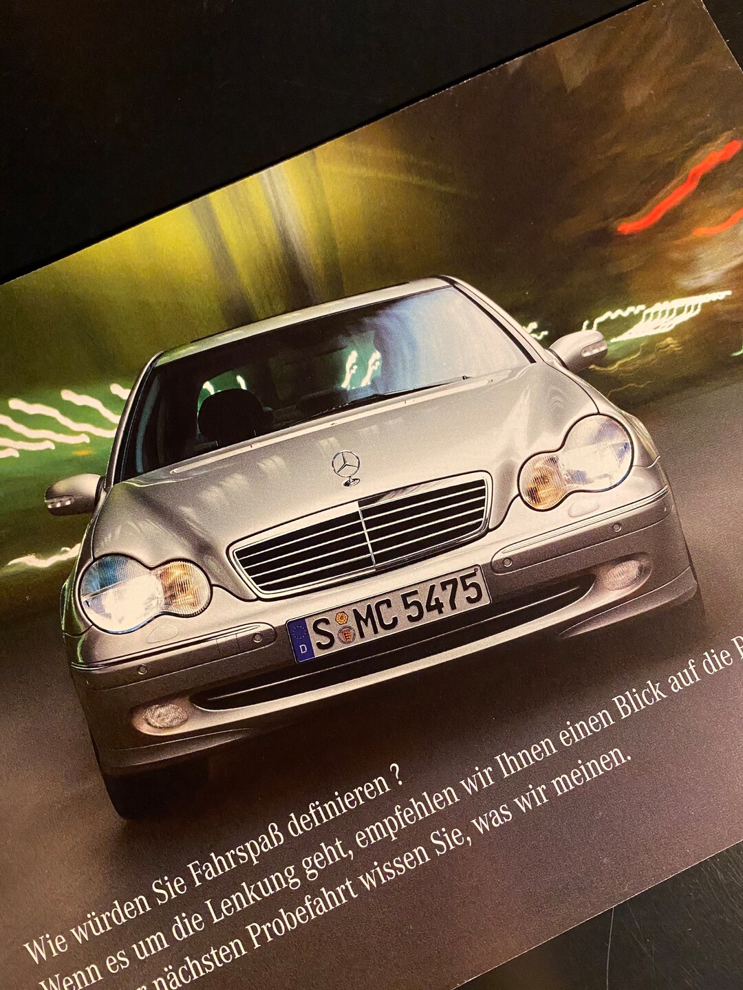 Mercedes Benz Car Brochure, Vintage Car Folder, Mercedes Benz Classic ...
