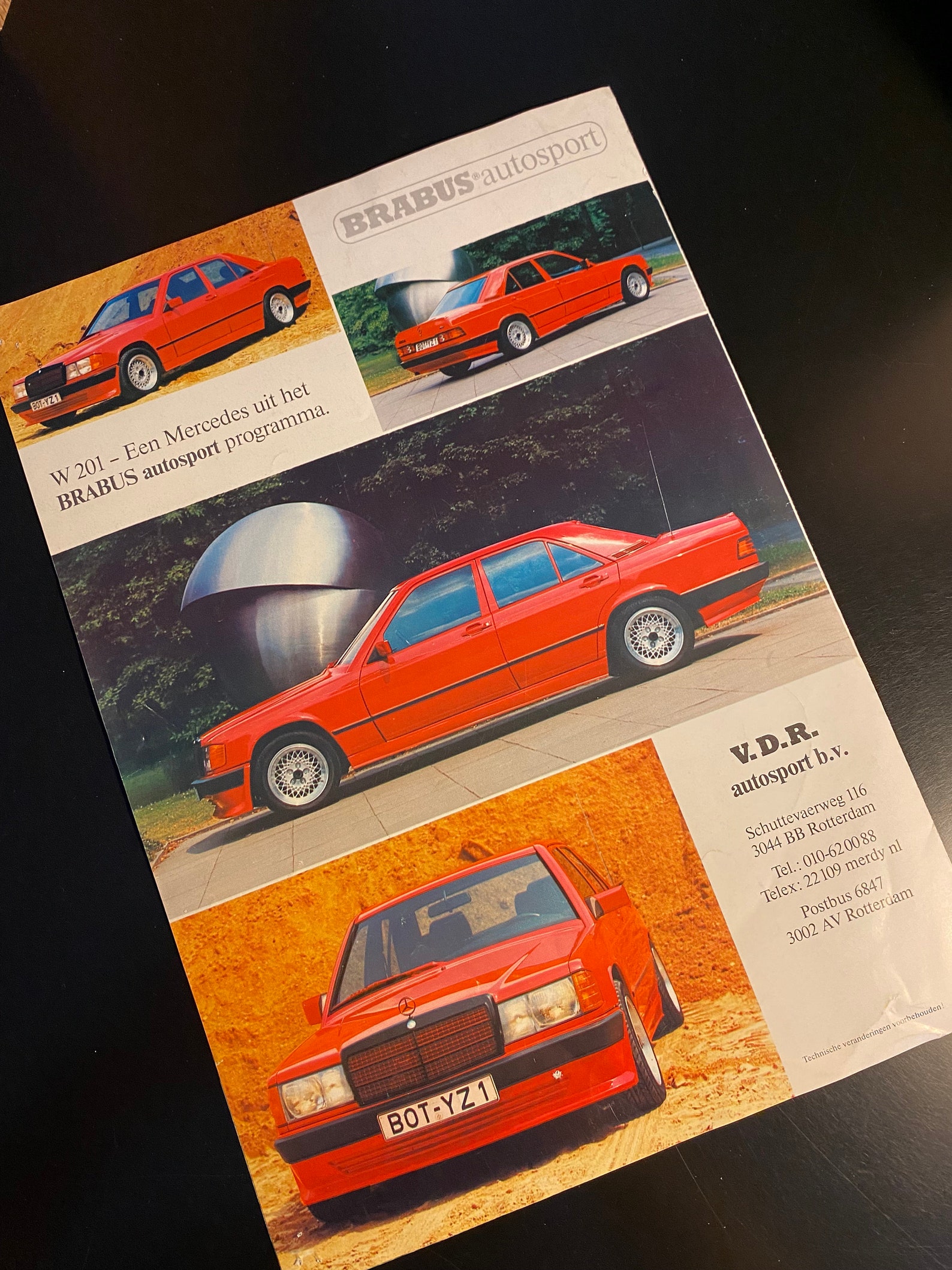 Mercedes Benz Classic Car Brochure, Vintage Car Folder, Mercedes Benz ...