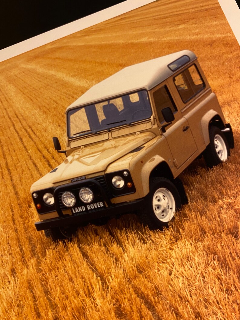 Land Rover Defender Classic Car Brochure, Vintage Car Folder, Land ...