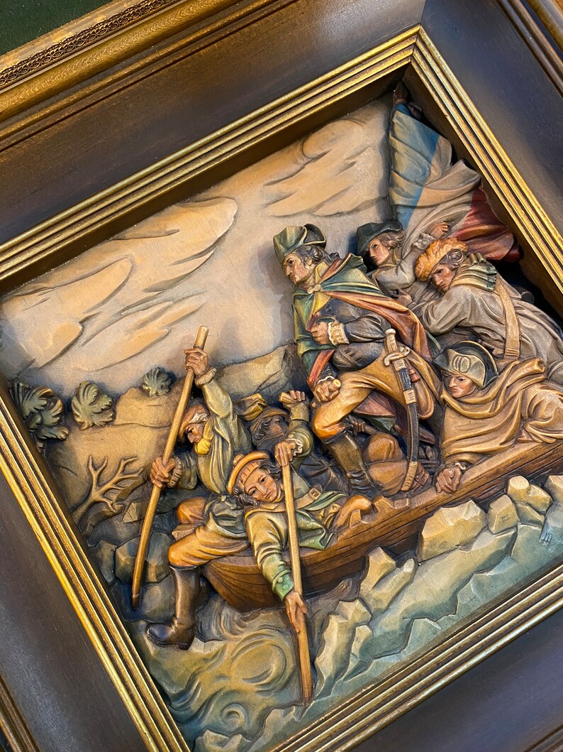 Handmade Relief Carved Wall Decor Wooden Plaque Napoleon Described ...