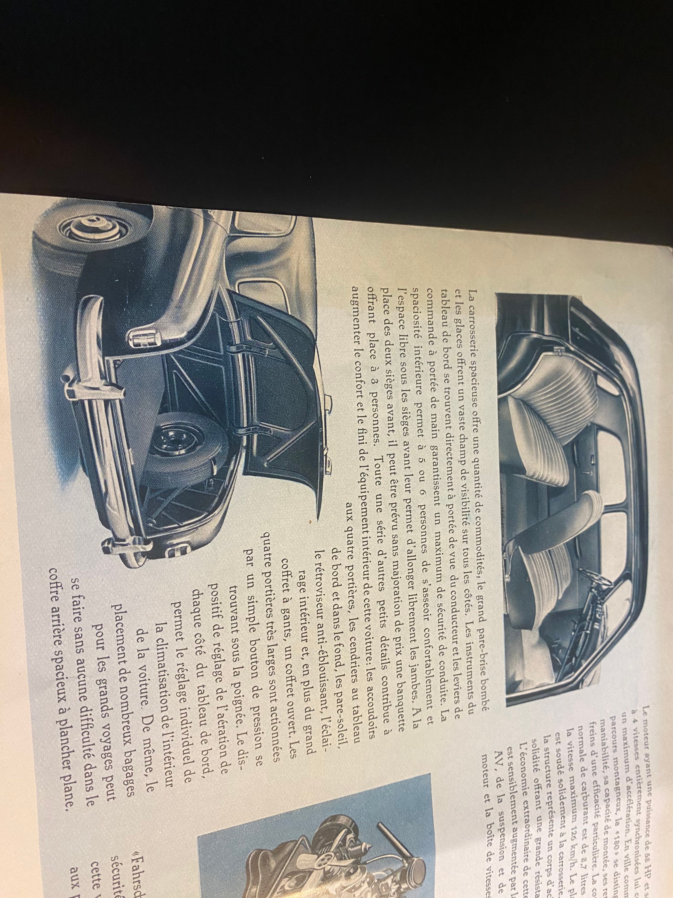 Mercedes Benz Classic Car Brochure, Mercedes Benz Vintage Car Folder ...