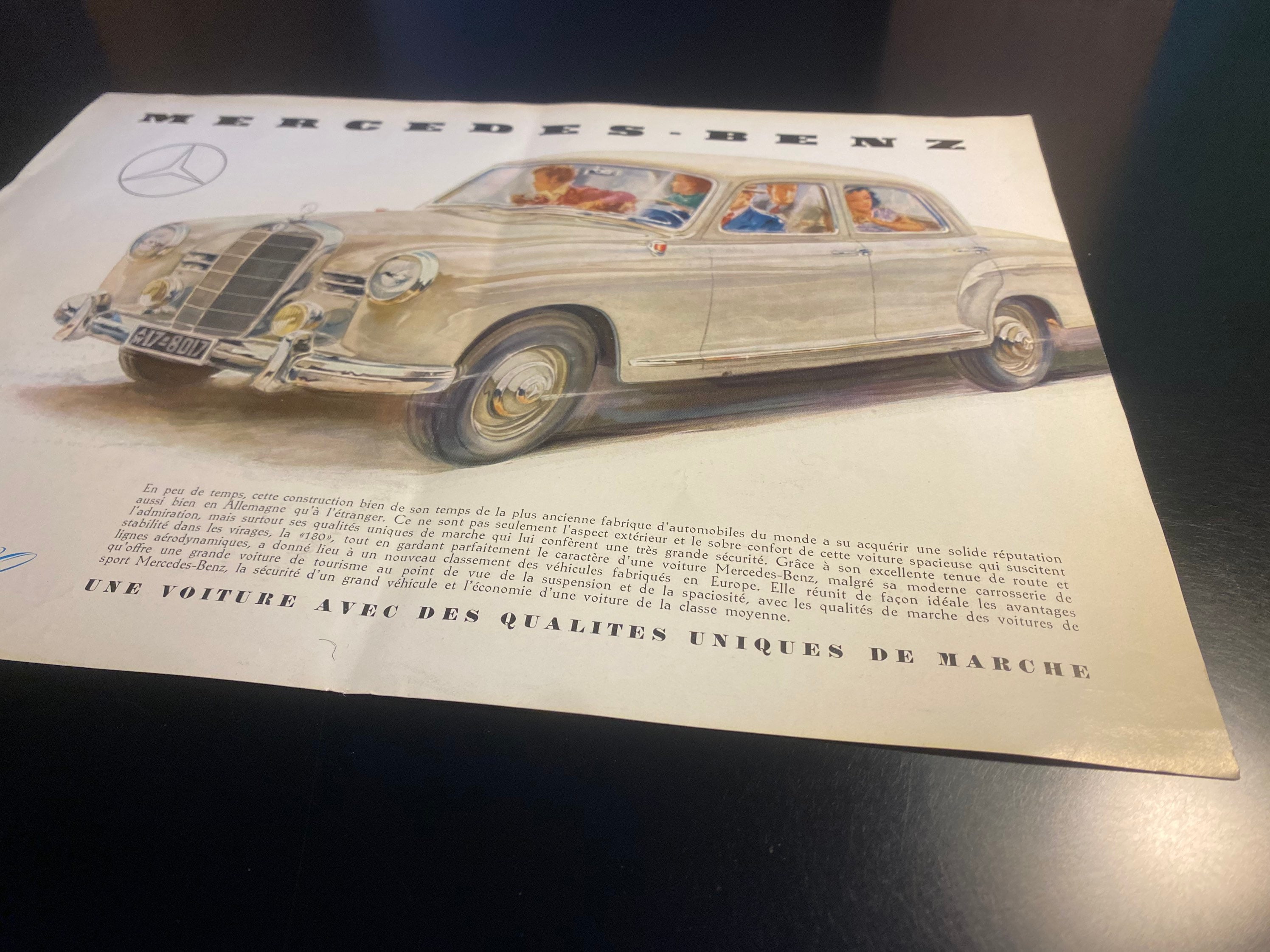 Mercedes Benz Classic Car Brochure, Mercedes Benz Vintage Car Folder ...
