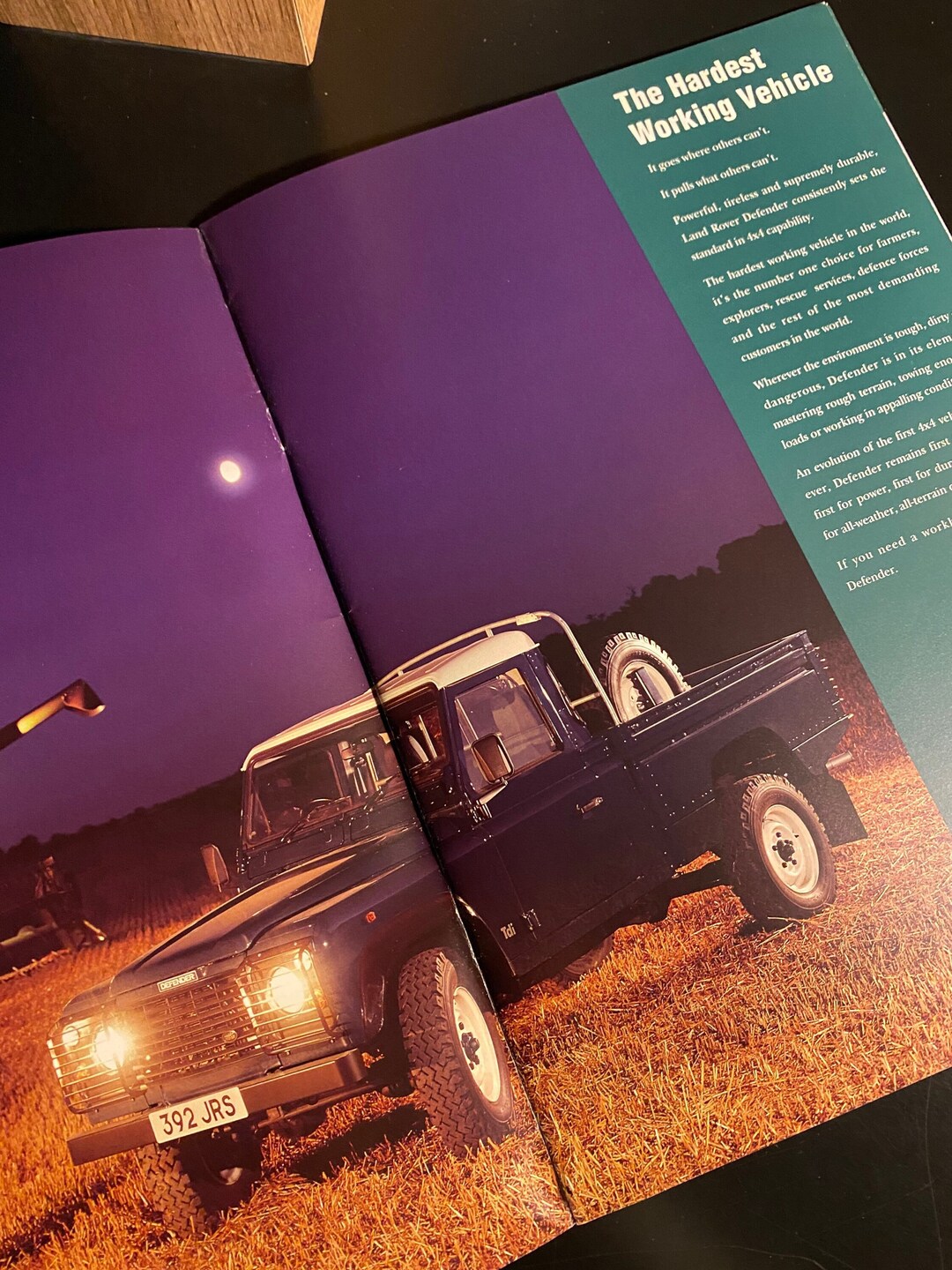 Land Rover Defender Classic Car Brochure, Vintage Car Folder, Land ...
