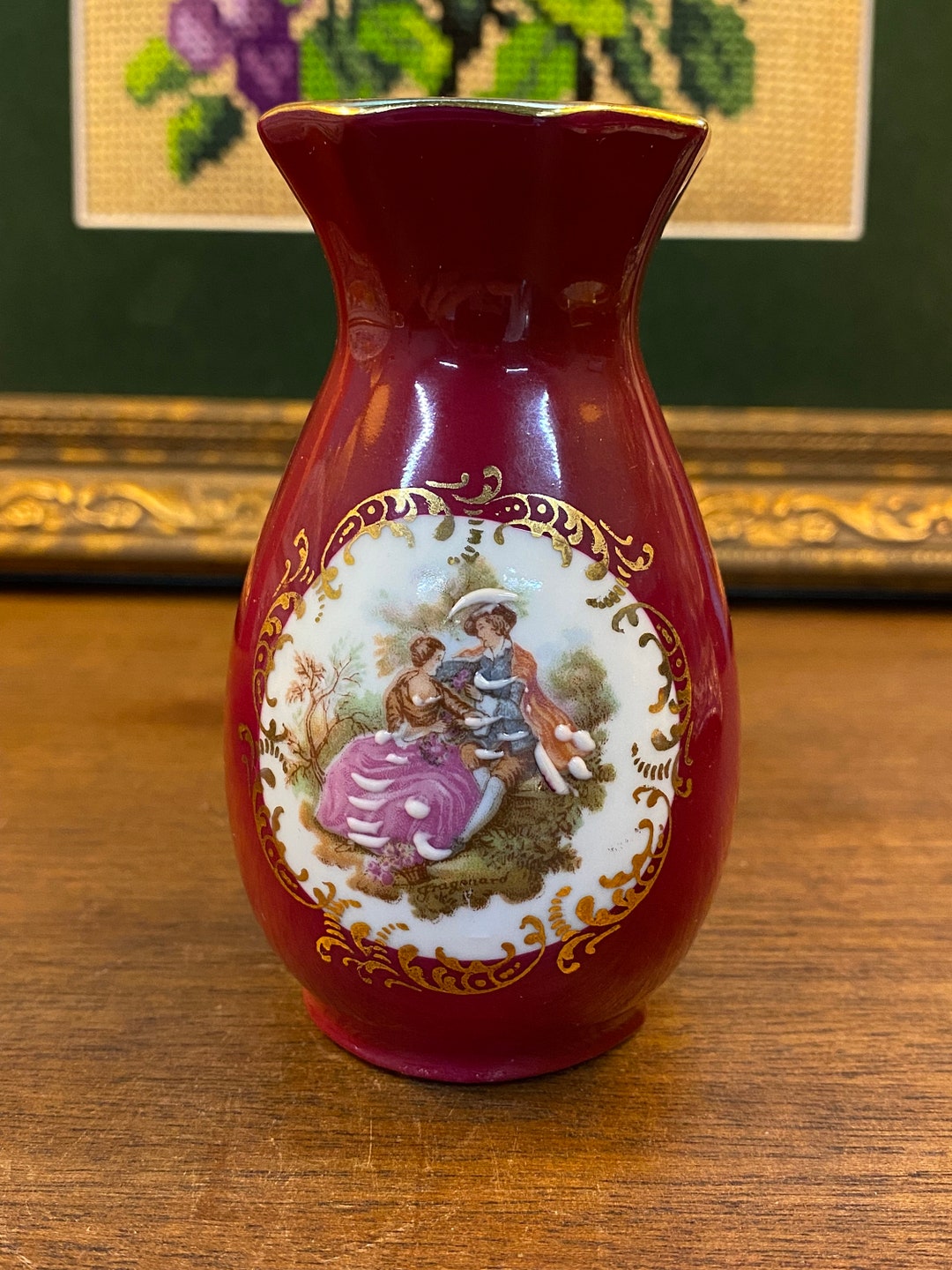 Vintage Porcelain Miniature Object, Limoges Porcelain, Collectible Item ...