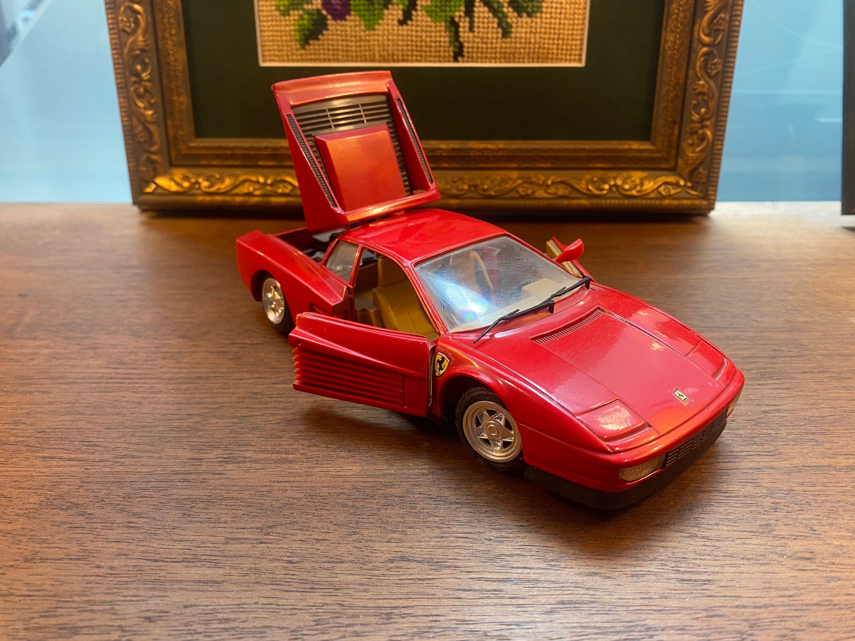 Ferrari Testarossa Vintage Diecast Car, Ferrari Collection Cars, 1/24 ...
