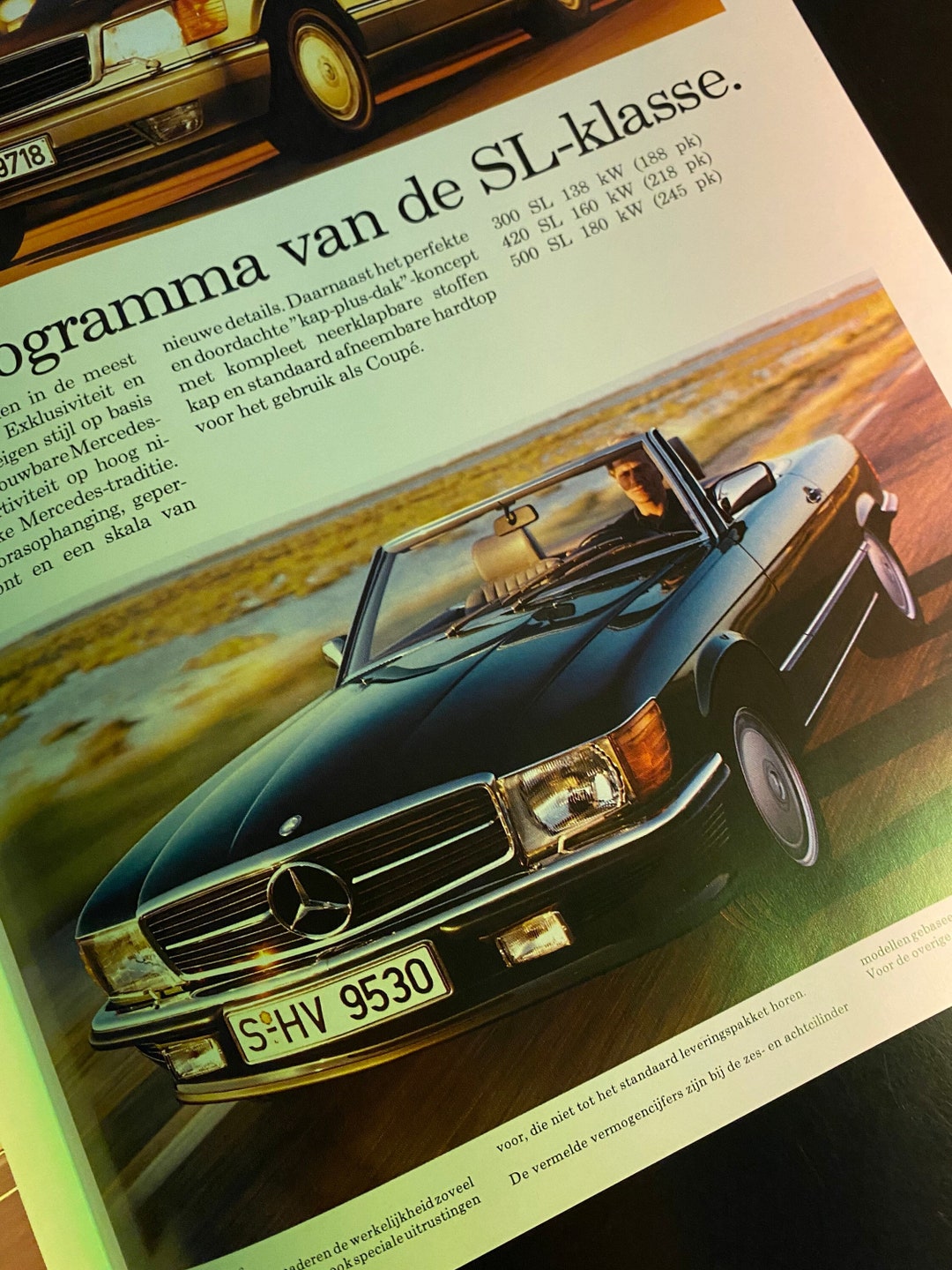 Mercedes Benz Classic Car Brochure – Vintage Mercedes Marketing Folder ...