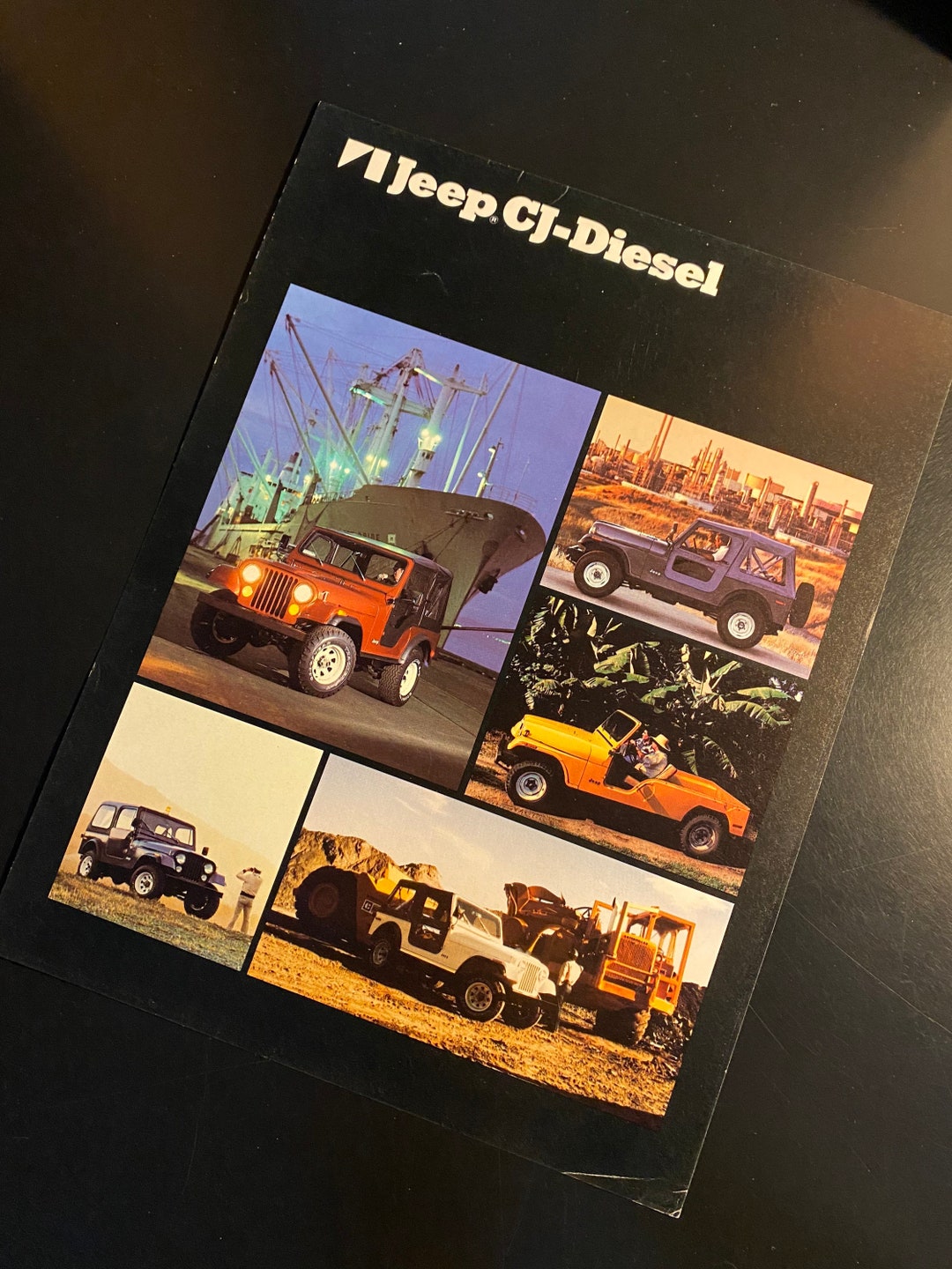 JEEP CJ Classic Car Brochure, Jeep Vintage Car Folder, Jeep Classic Car ...