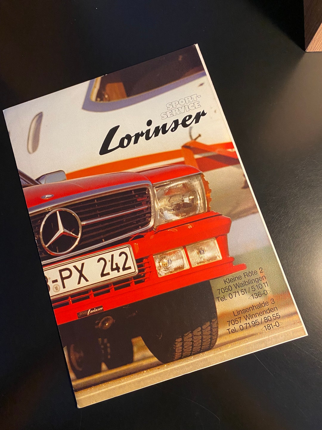 Mercedes Benz Classic Car Brochure, Vintage Car Folder, Mercedes Benz ...