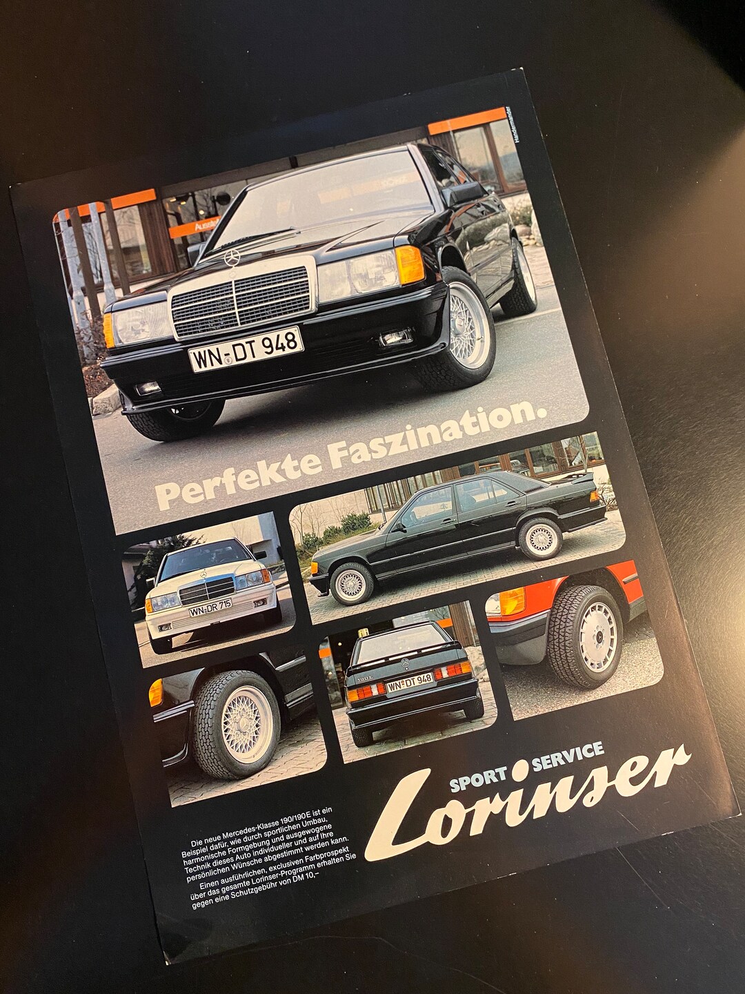 Mercedes Benz Classic Car Brochure - Vintage Car Folder, Collectible ...