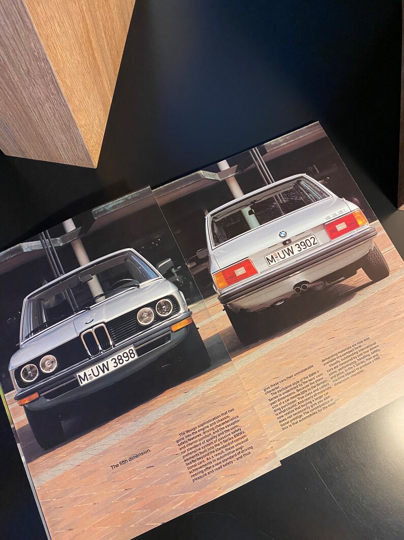 BMW Classic Car Brochure Vintage Car Folder BMW Classic Car - Etsy