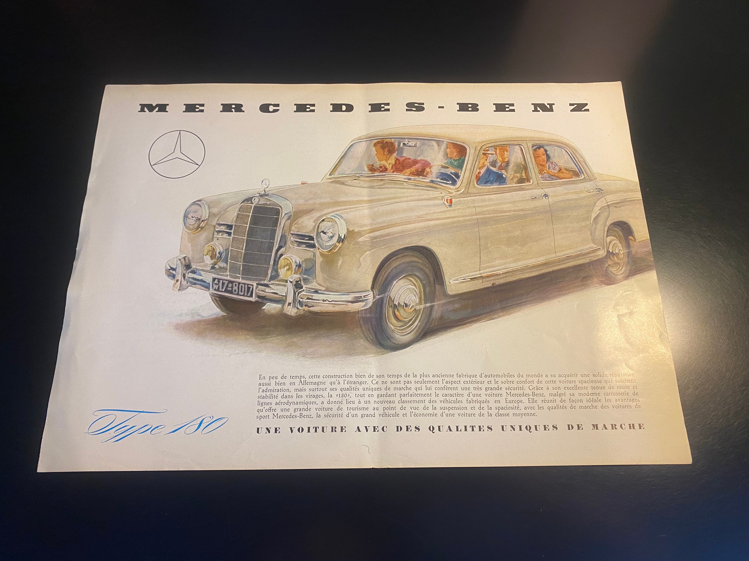 Mercedes Benz Classic Car Brochure, Mercedes Benz Vintage Car Folder ...