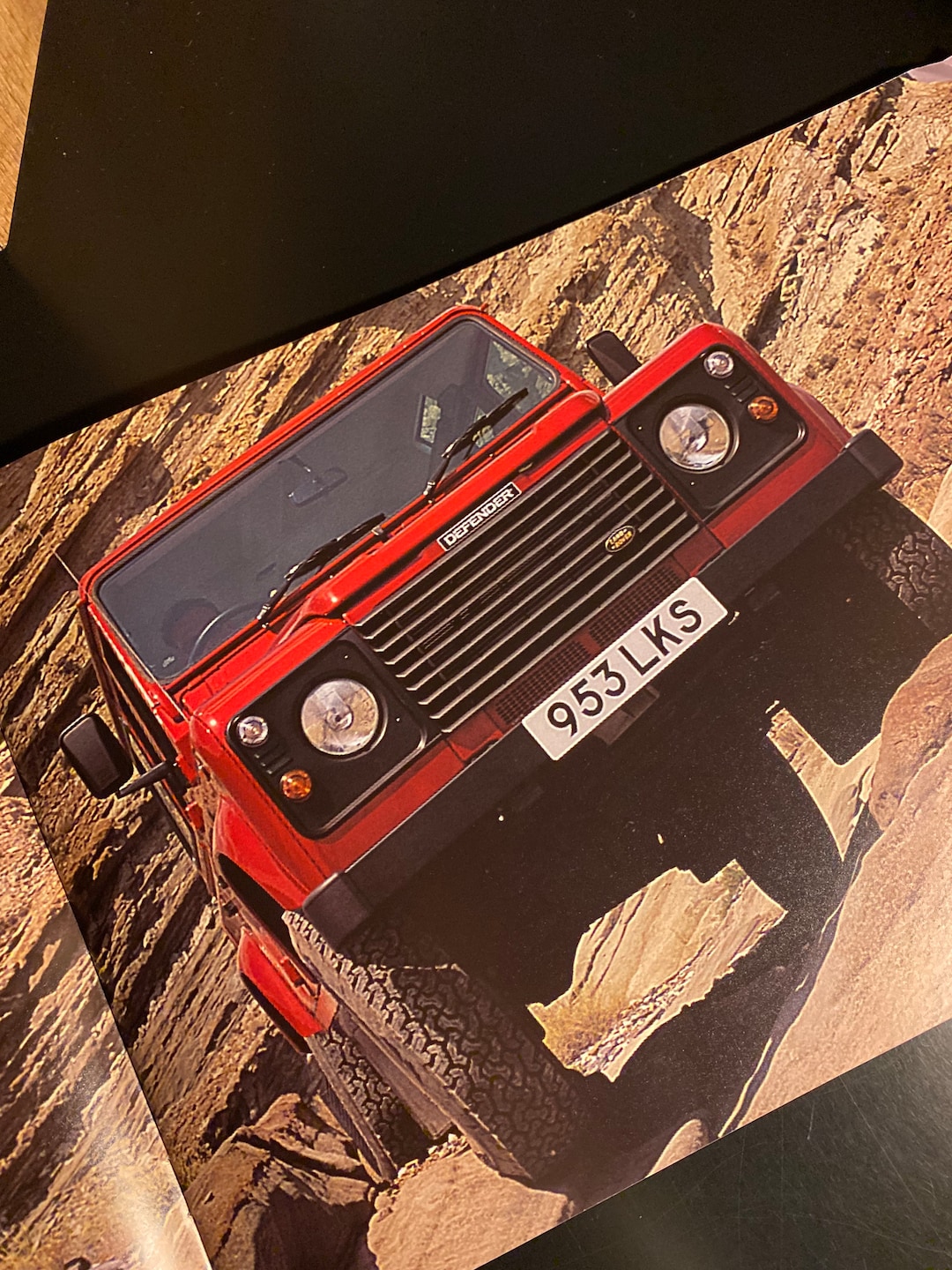 Land Rover Defender Classic Car Brochure, Vintage Car Folder, Land ...