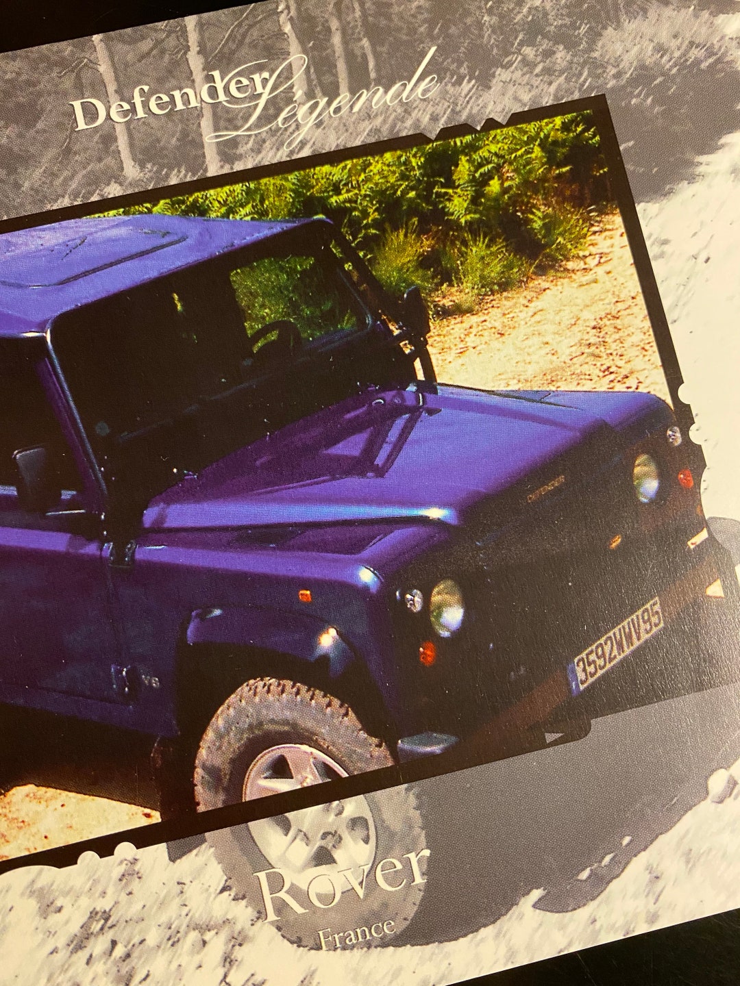 Classic Land Rover Defender Classic Car Brochure, Vintage Car Folder ...