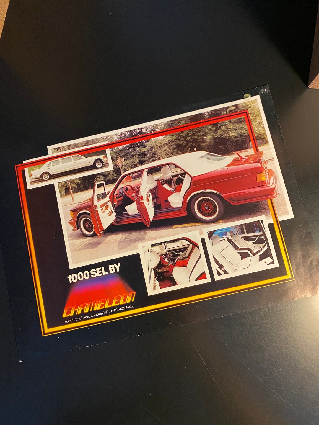 Mercedes Benz Classic Car Brochure, Vintage Car Folder, Mercedes Benz ...