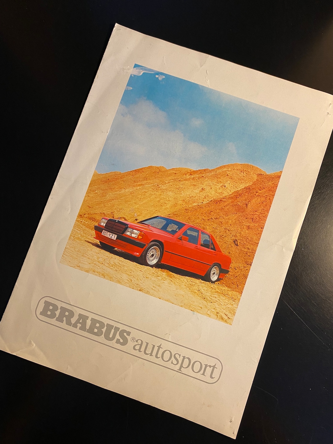 Mercedes Benz Classic Car Brochure, Vintage Car Folder, Mercedes Benz ...