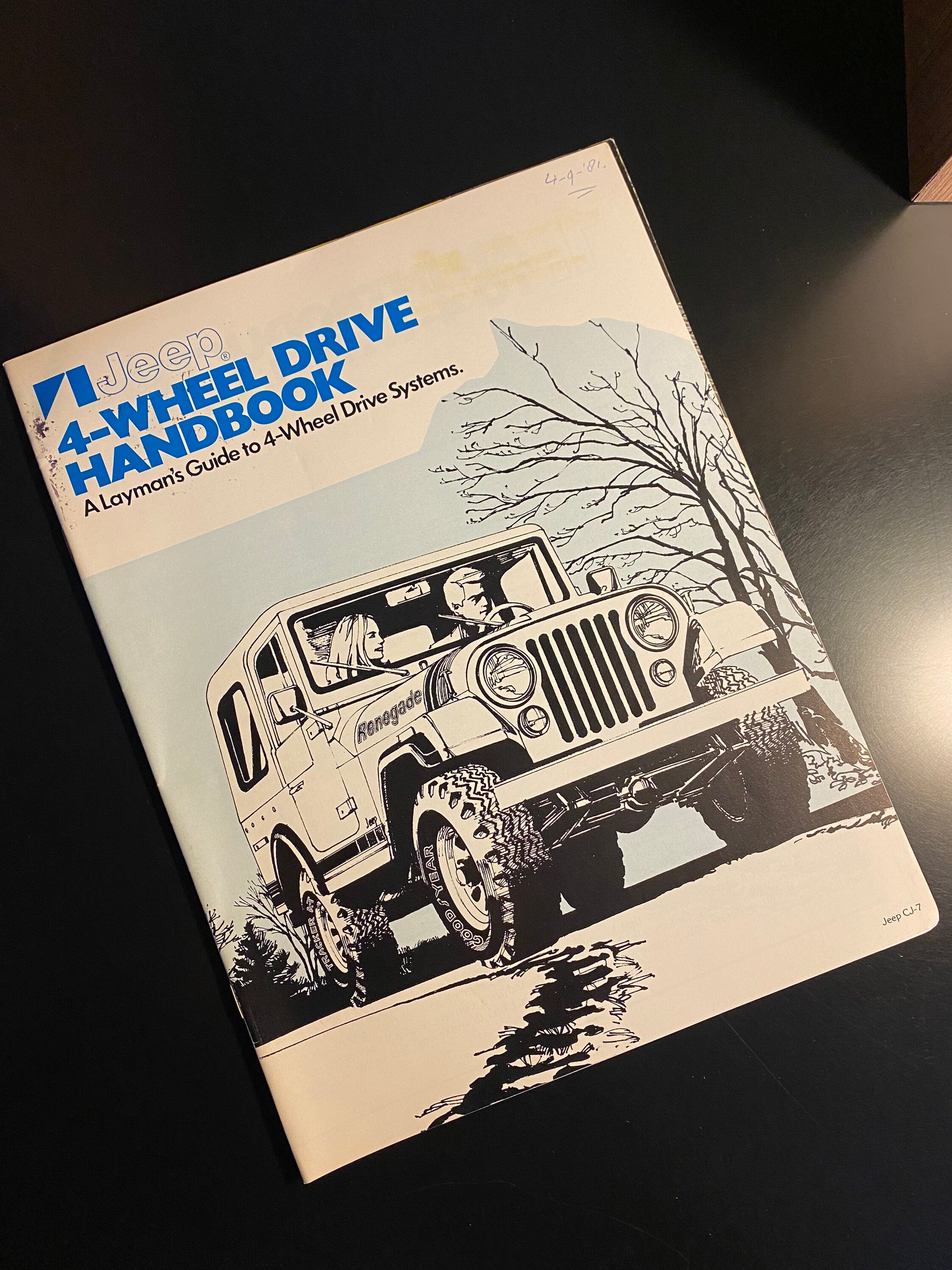 JEEP CJ Classic Car Brochure, Jeep Vintage Car Folder, Jeep Classic Car ...