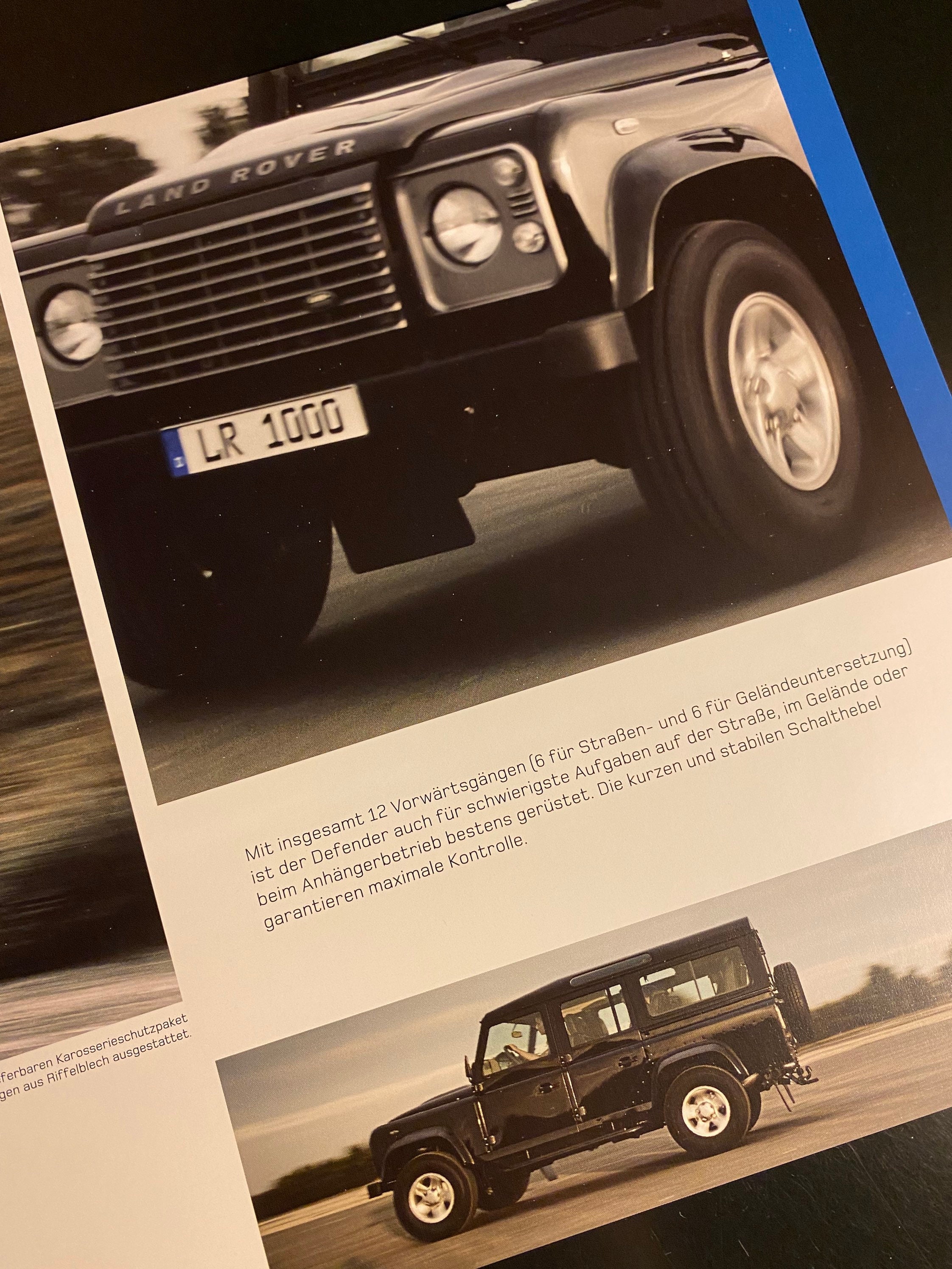 Land Rover Defender Classic Car Brochure Vintage Car Folder - Etsy
