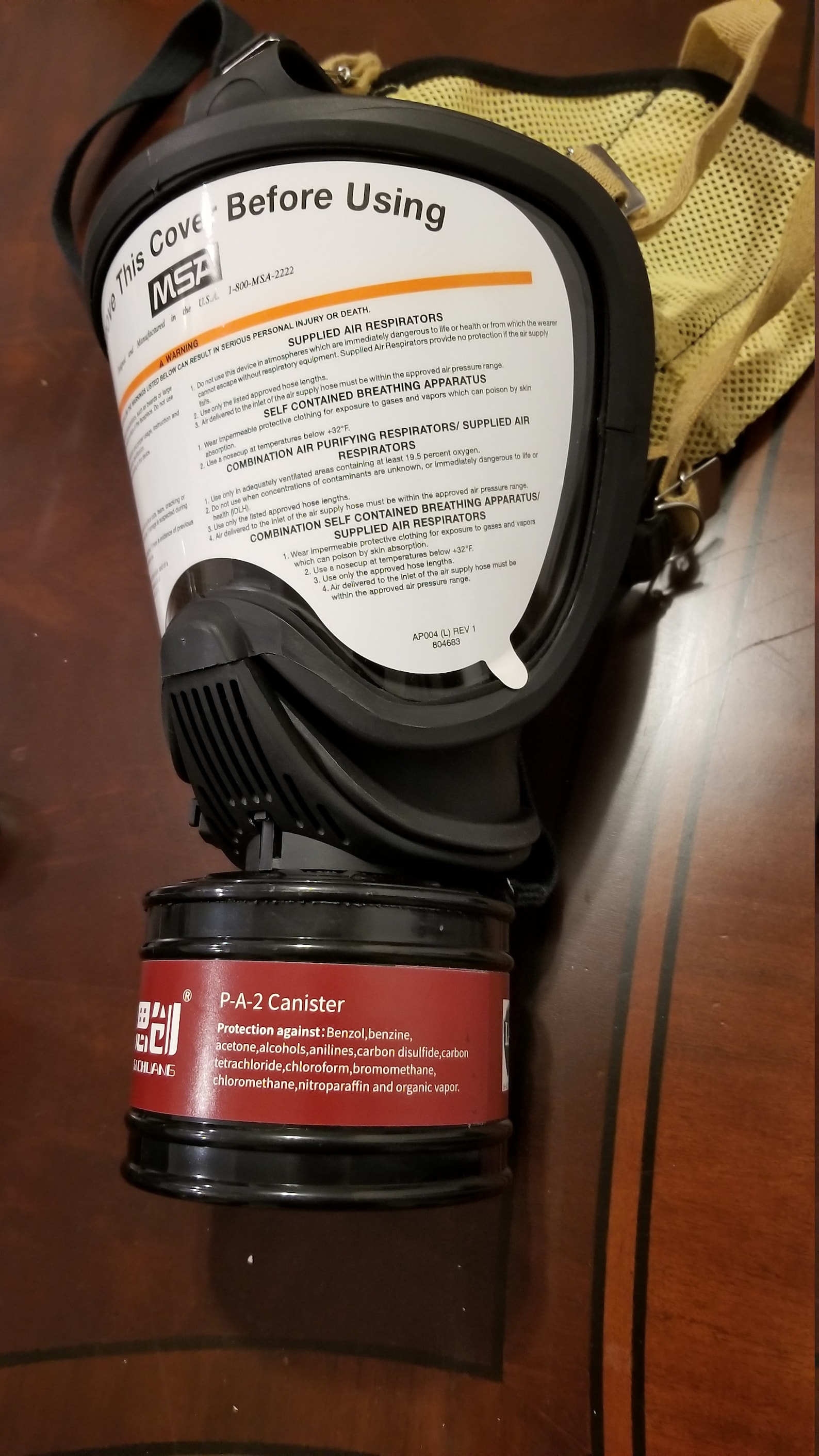 MSA Ultra Elite Full Face Respirator Mask SCBA - Etsy