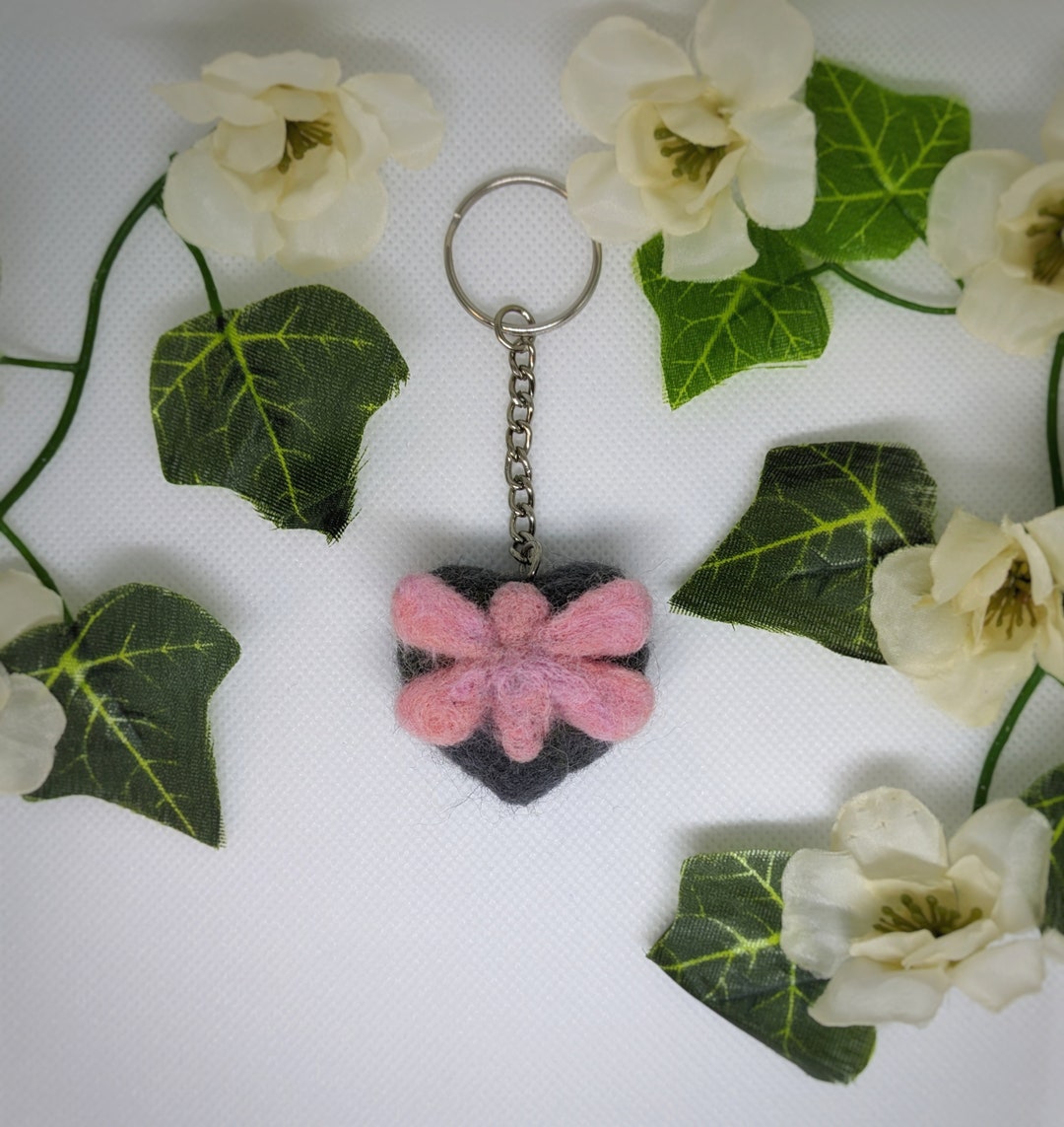 Portals Inspired Felted Moth Keychain - Etsy