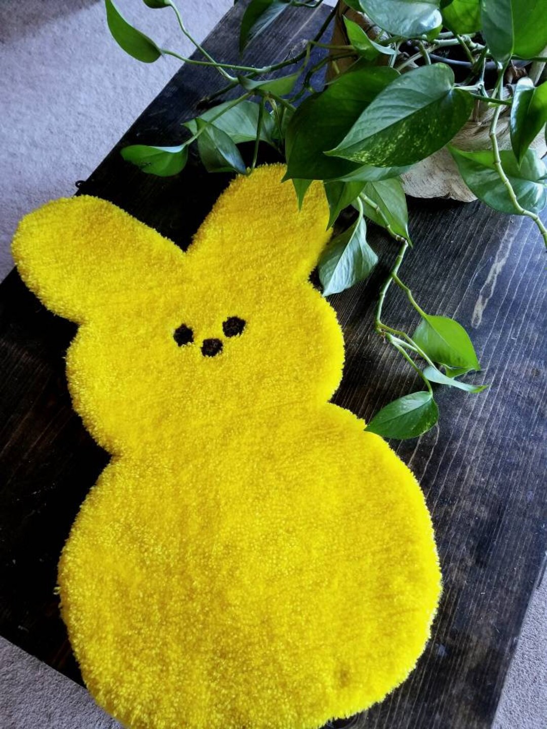 Handmade Easter Bunny Marshmallow Peep Rug - Etsy