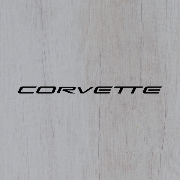 Corvette C8 Vinyl Decal - Etsy