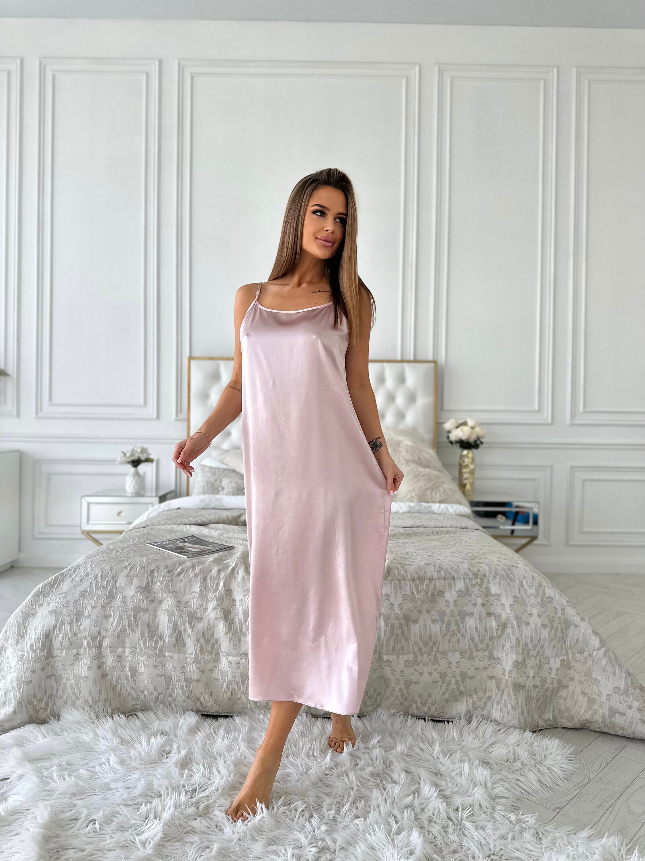 Silk Nightgown Mulberry Sleep Dress Slip Lingerie Nighty Pure Silk ...