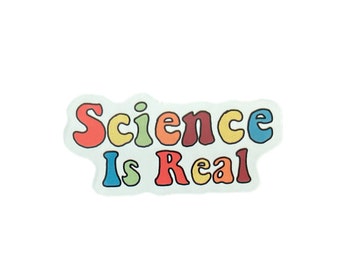 Science is Real Sticker Black Lives Matter No Human is - Etsy