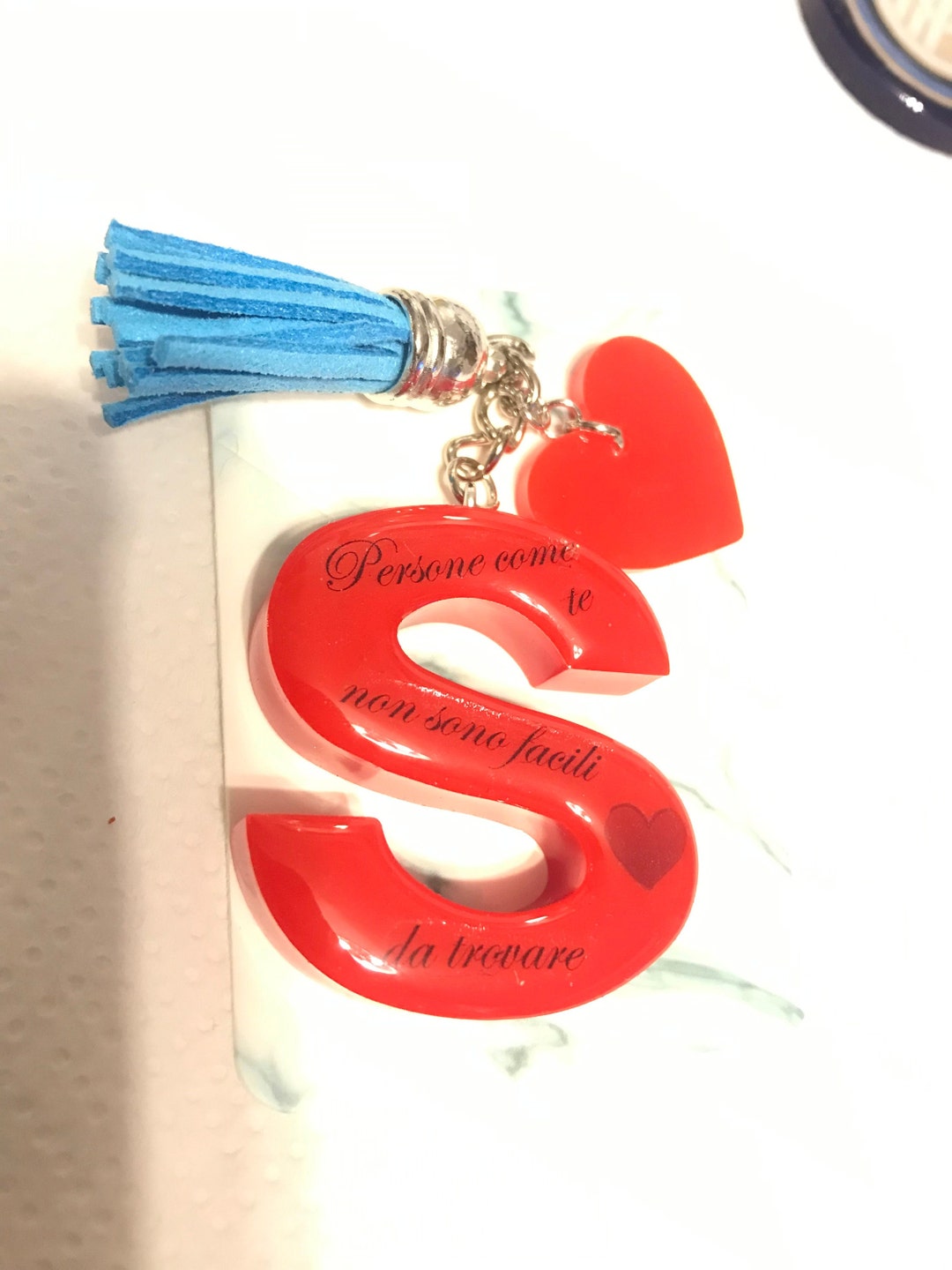 Custom Resin Keychain - Etsy