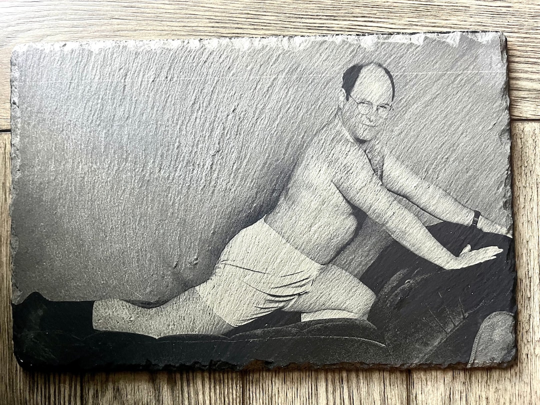 George Costanza Seinfeld Slate Sign, Funny Seinfeld Decor, Jason Alexander, Seinfeld Gift ...