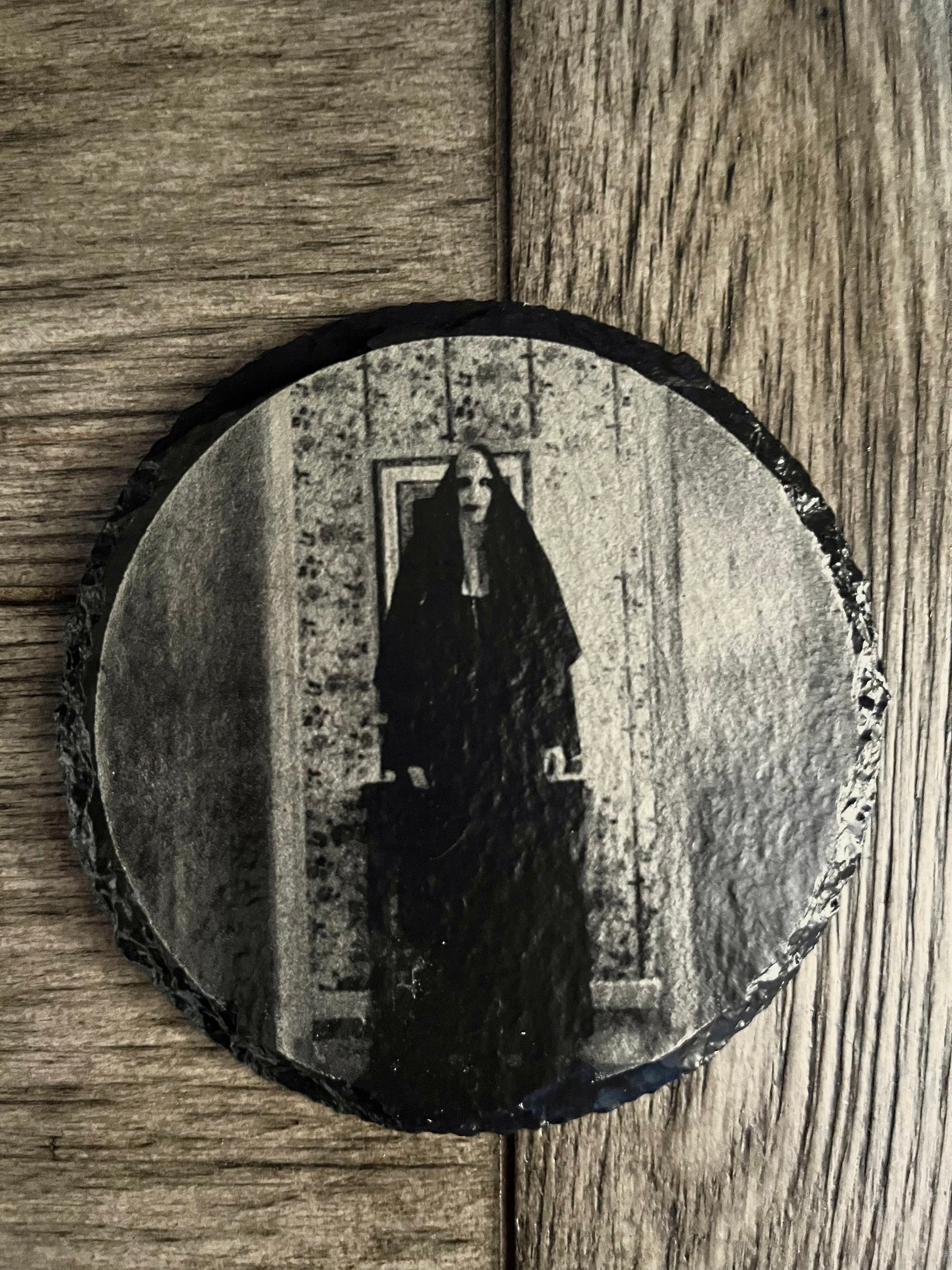 The Nun Slate Coasters Set of 4, Conjuring Movie Fan Coasters, Slate ...