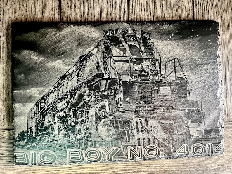 Big Boy 4014 Locomotive Slate Sign – Union Pacific Steam Engine ...