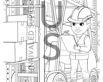 Bundle Black Girl Coloring Pages Coloring Sheet Adult - Etsy