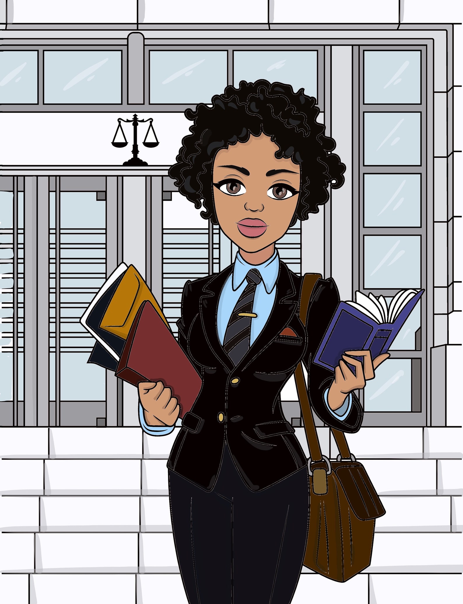 Lawyer Coloring Page | Kids Coloring Page | Kids Coloring Sheet | Adult ...