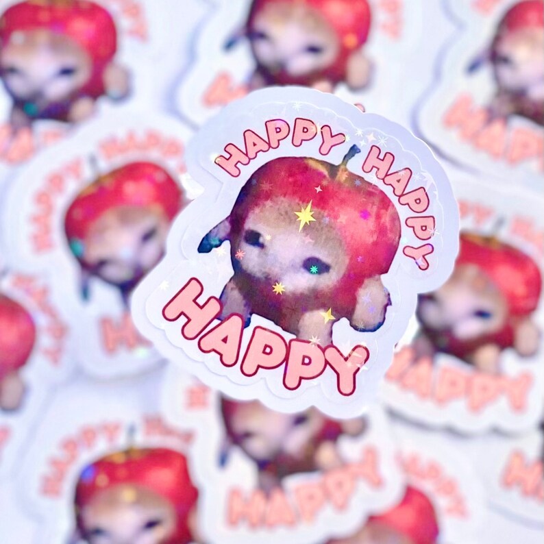 Happy Cat Meme Sticker Cat Memes Cat Stickers Funny Cats - Etsy
