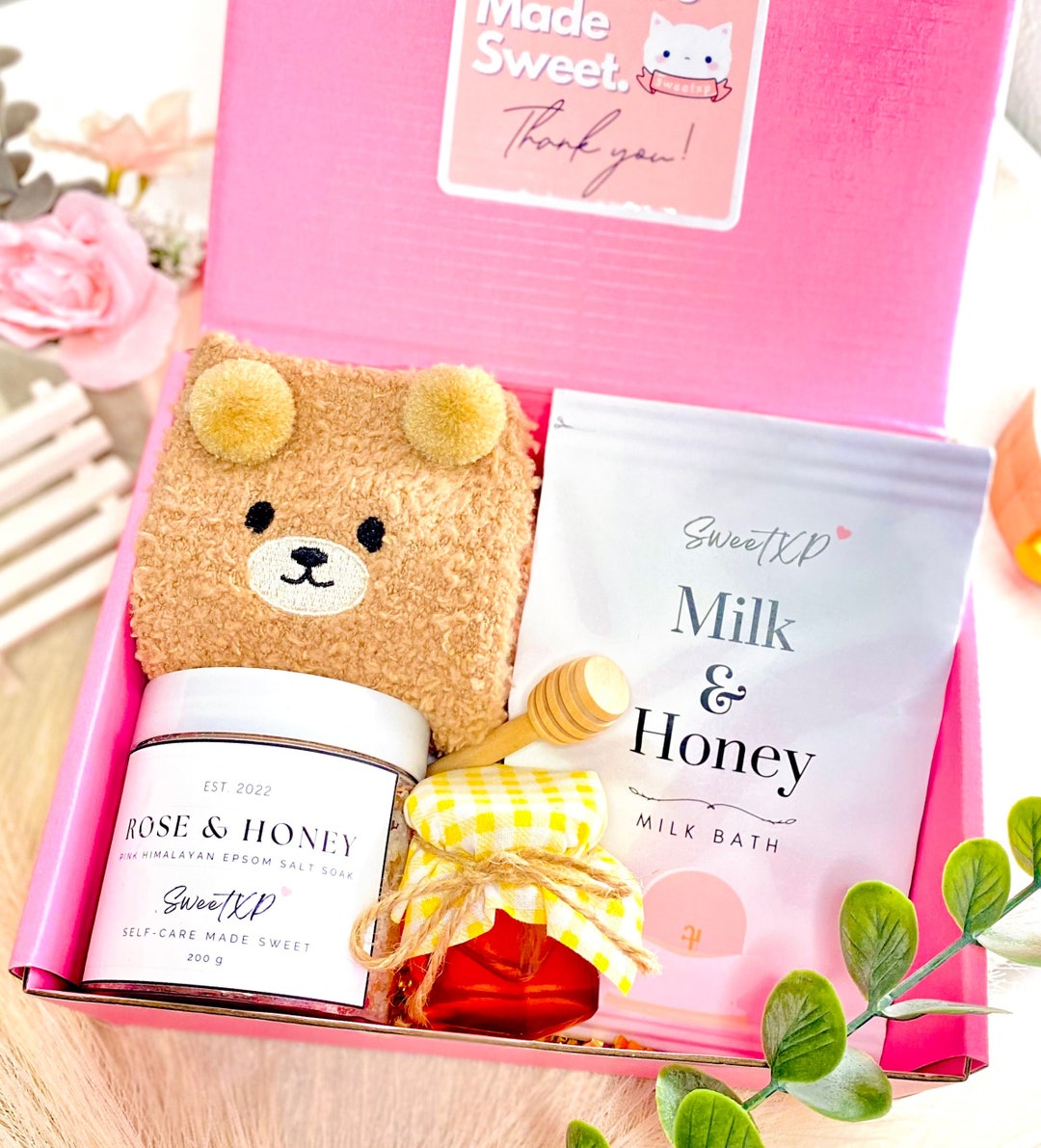 Spring Honey Care Package Cute Package Care Package Honey - Etsy