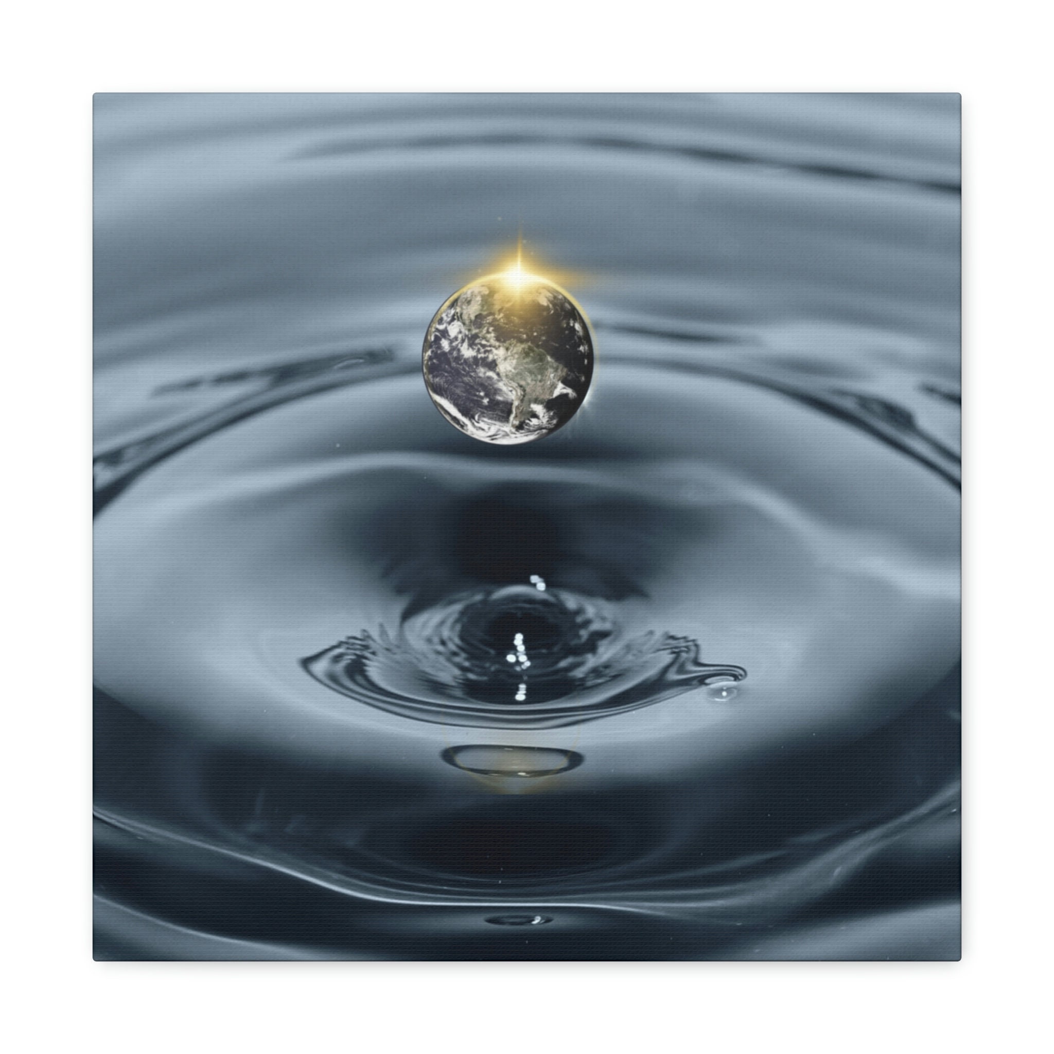Canvas Gallery Wraps, Water Drop, Earth, Sunrise - Etsy