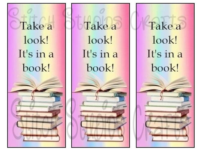 Book Themed Printable Bookmarks Set - Etsy