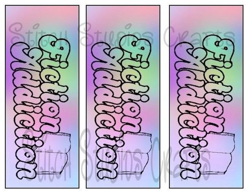 Book Themed Printable Bookmarks Set - Etsy