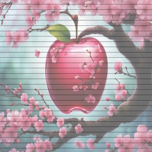 Cherry Blossom Stationery Set, Printable PDF, Lined and Blank Sets ...