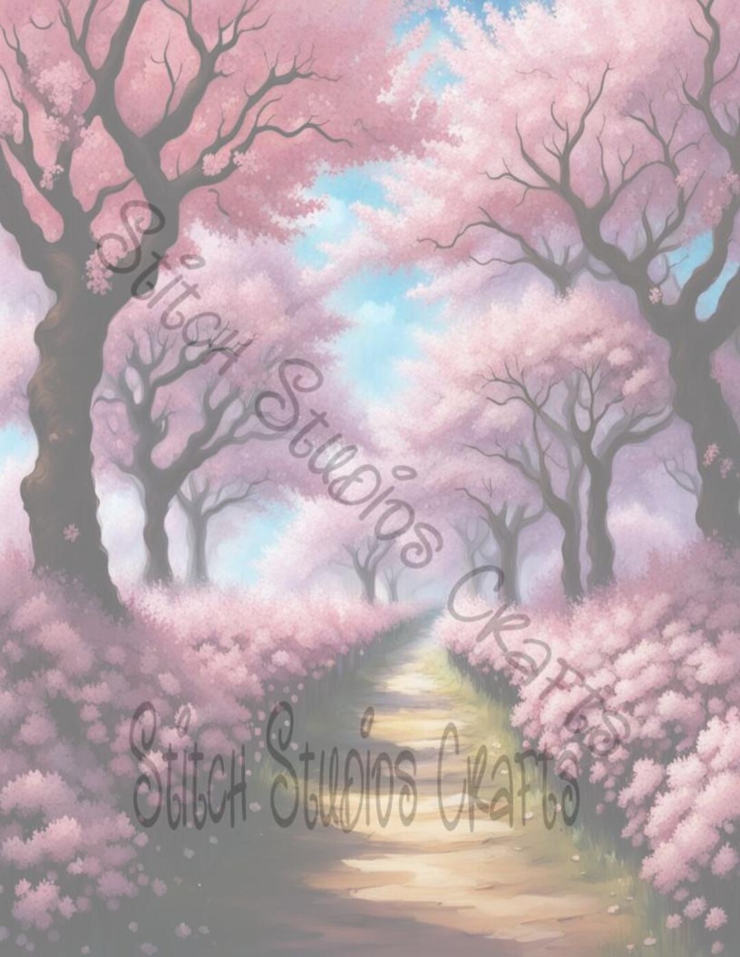 Cherry Blossom Stationery Set, Printable PDF, Lined and Blank Sets ...