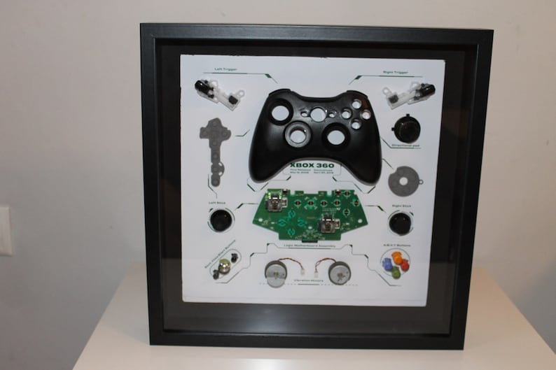 Xbox 360 Controller Disassemble Layout Template PDF Format - Etsy