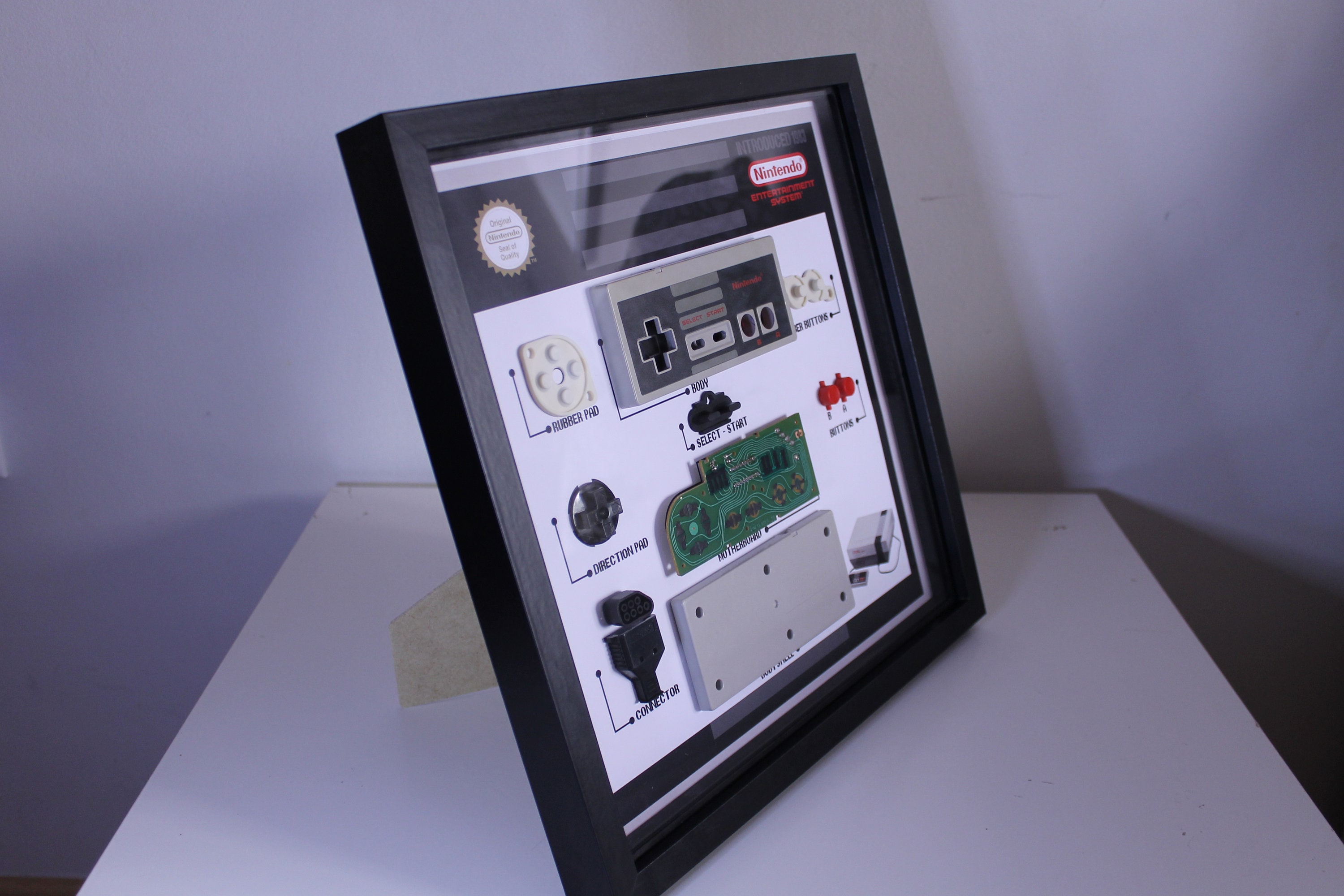 Download NES Controller Disassemble Layout Template PDF Format - Etsy