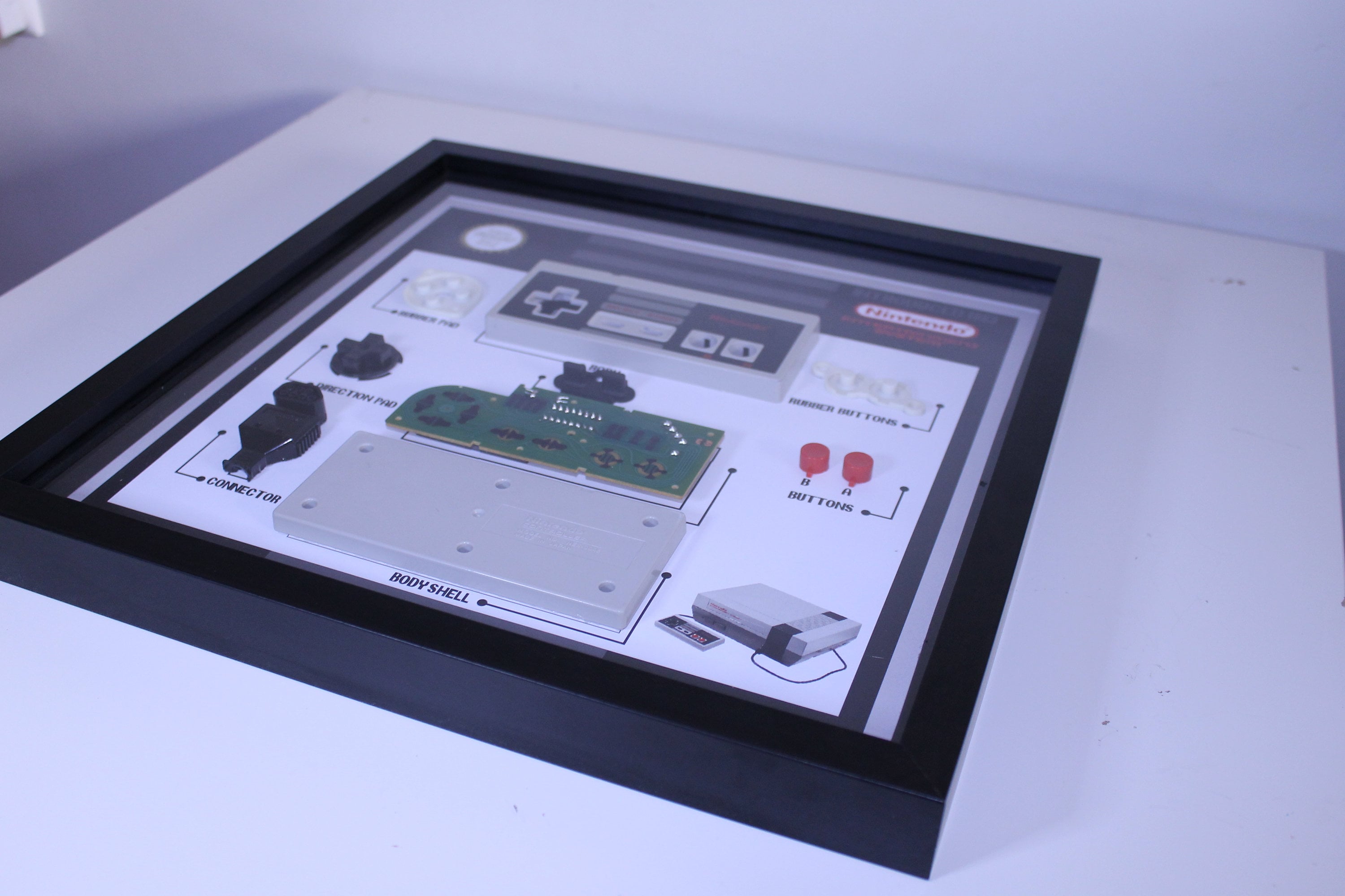 Download NES Controller Disassemble Layout Template PDF Format - Etsy