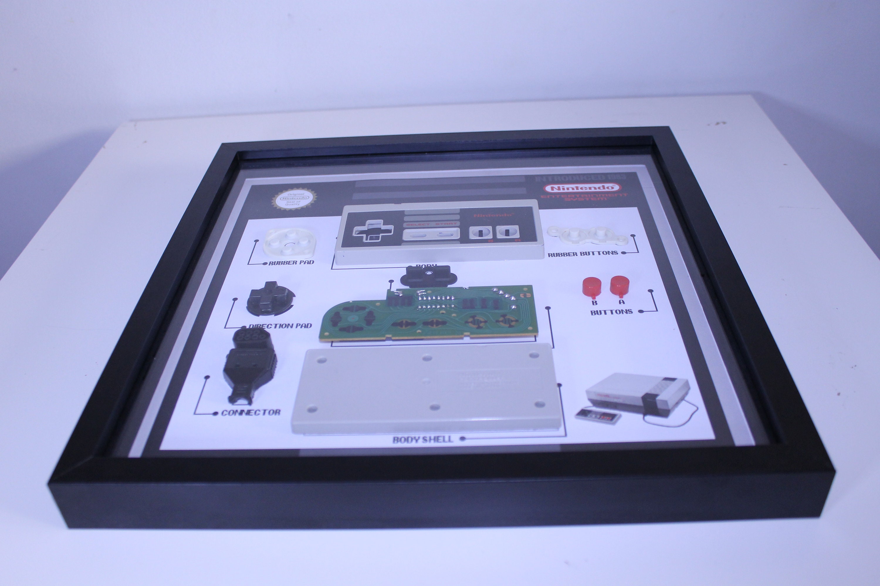 NES Shadow Box Diorama Controller Game Console Frame - Etsy